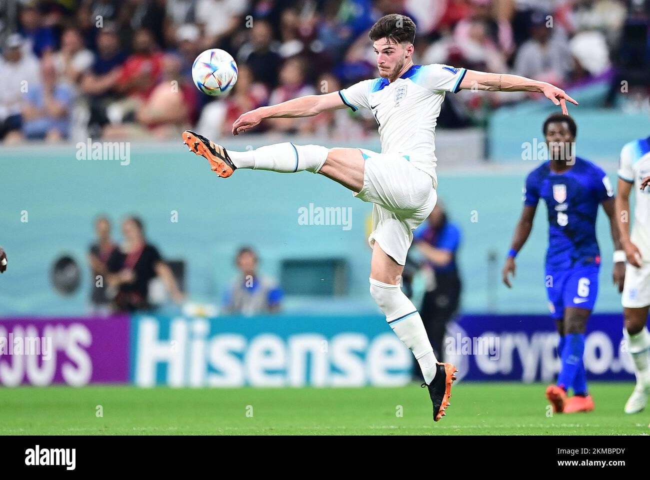 Declan Rice (England)Al Khor, 25.11.2022, FIFA Fussball WM 2022 in Katar, Gruppenphase, England ...
