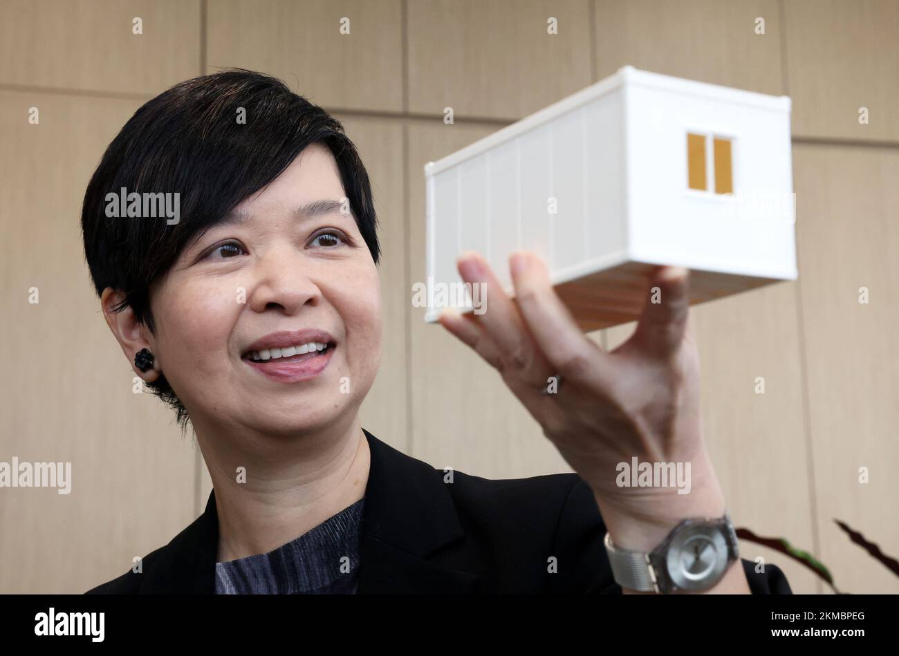 Winnie Ho Wing-yin, Secretary for Housing, poses for a picture at ...