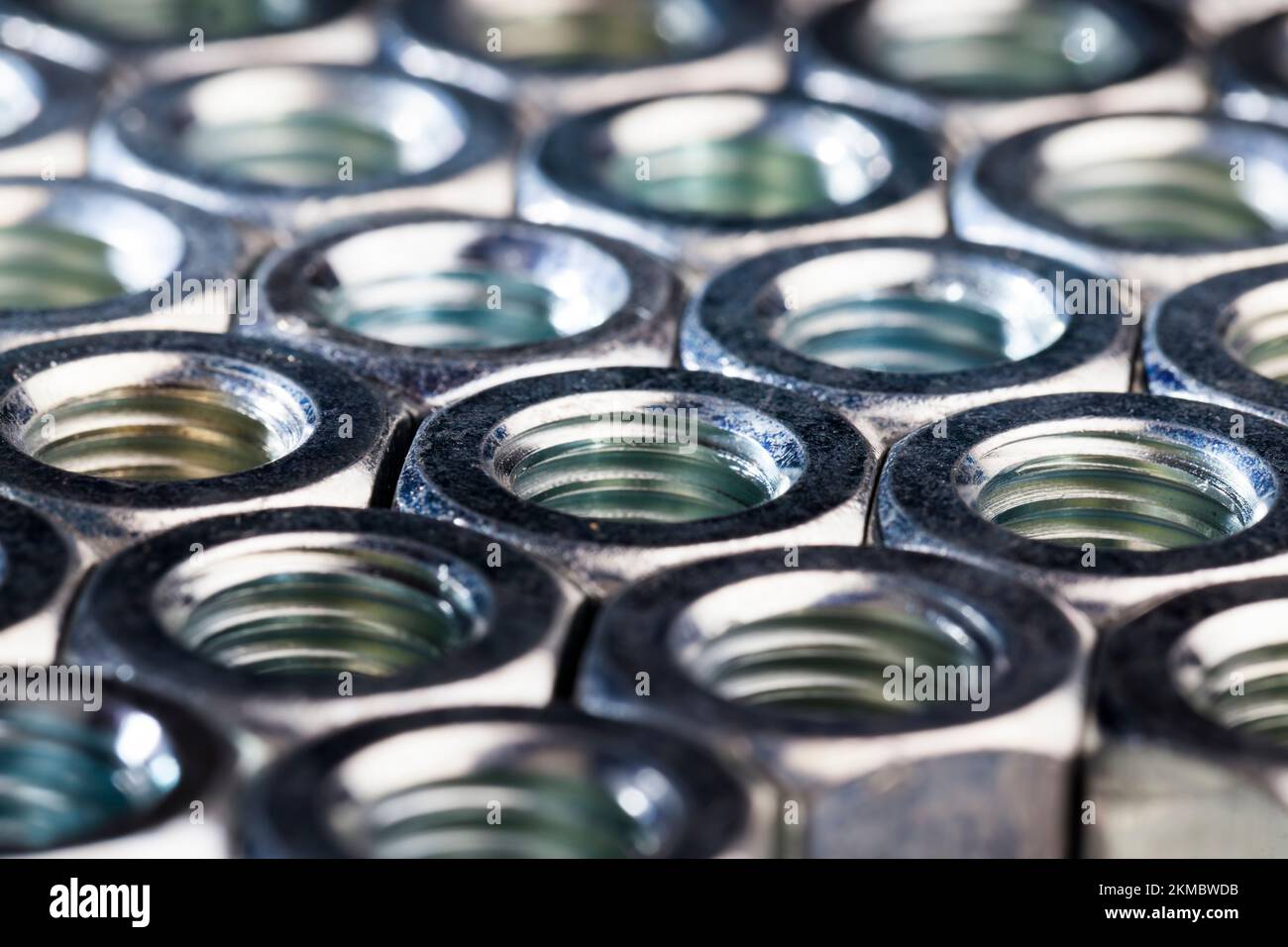 metal steel nuts for installation work , the nut-to-bolt fastening ...