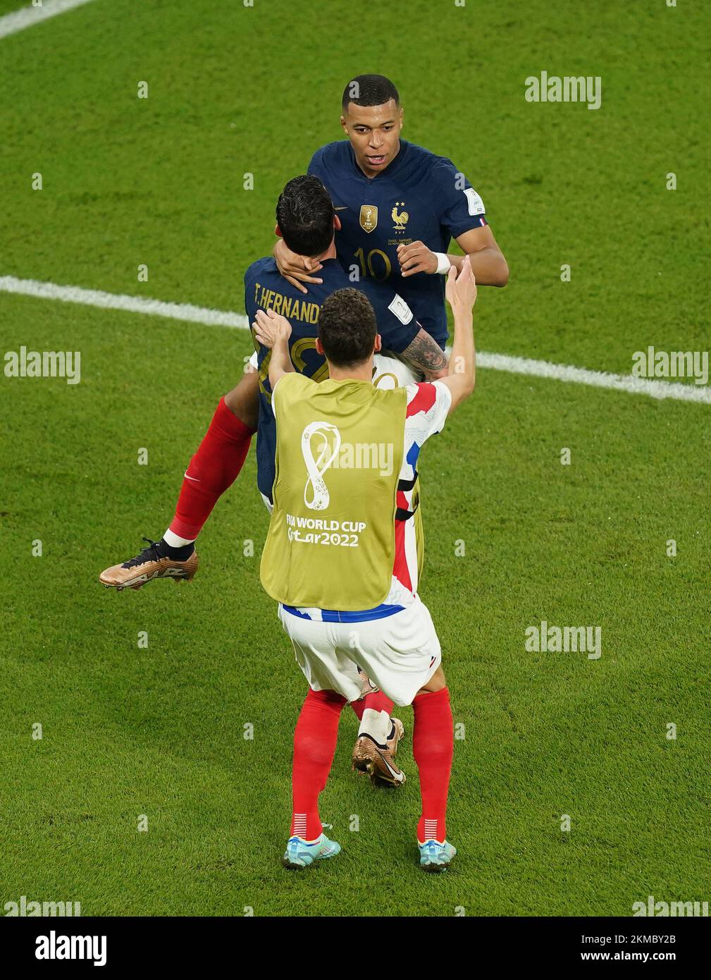 Frances Kylian Mbappe Top Celebrates With Team Mates Frances Theo