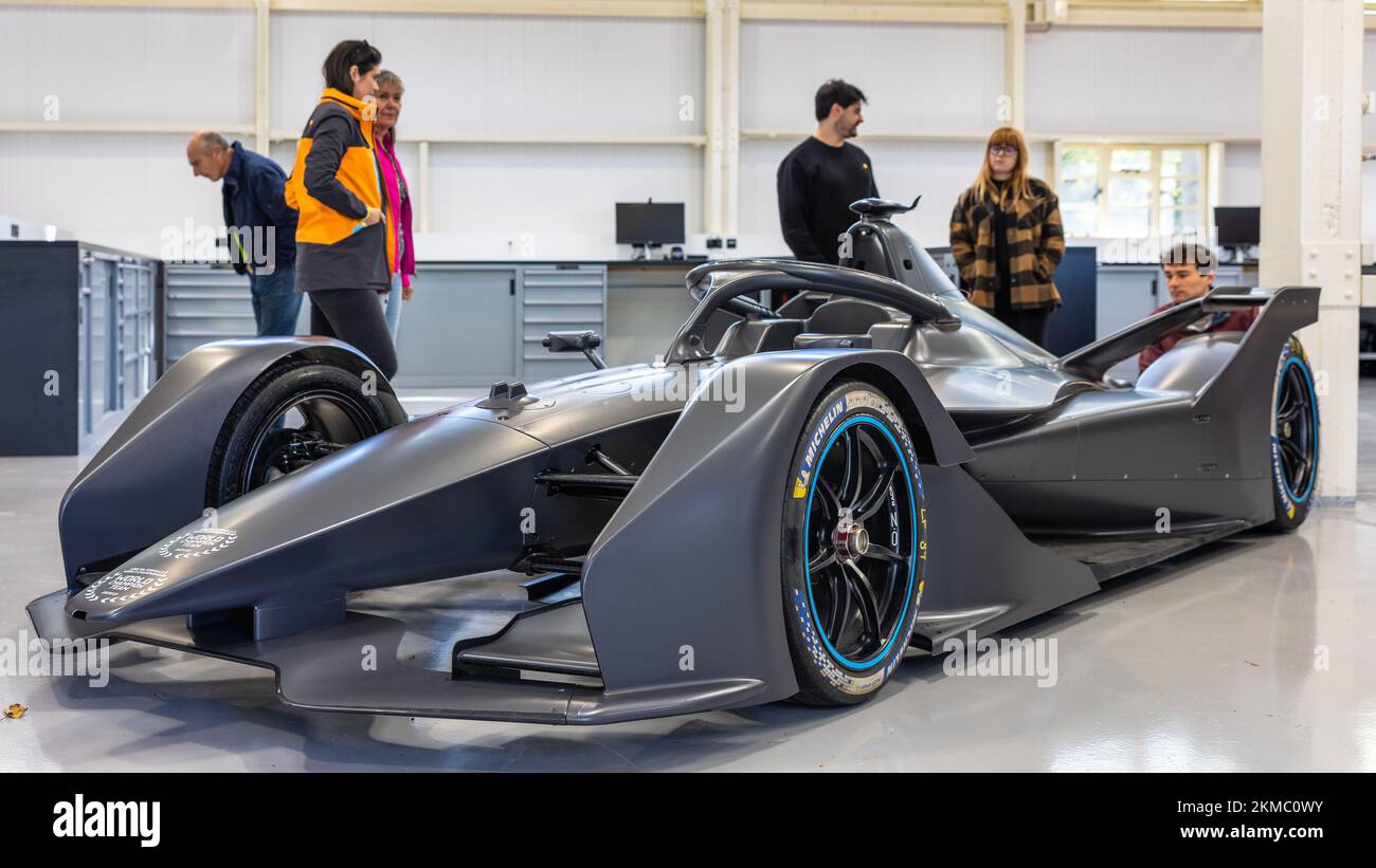 McLaren Formula E Racing Car, on display at the October Scramble held ...