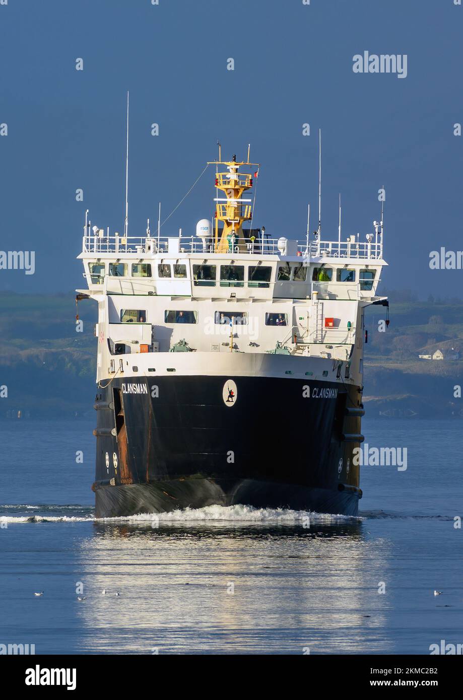 Clansman is a ferry operated by Caledonian MacBrayne between Oban and ...