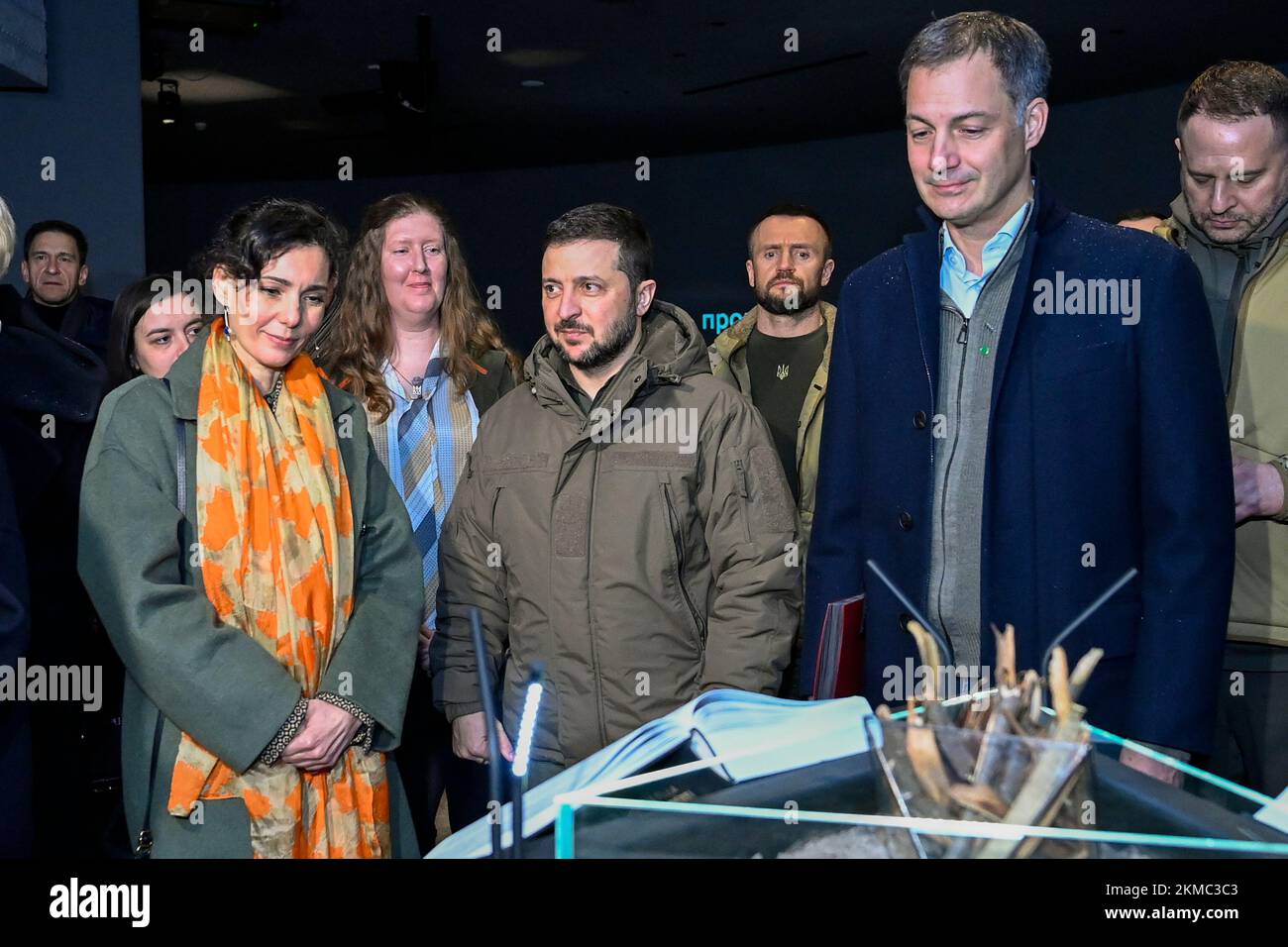 KYIV, UKRAINE - NOVEMBER 26 : Alexander De Croo (Open Vld), Prime ...