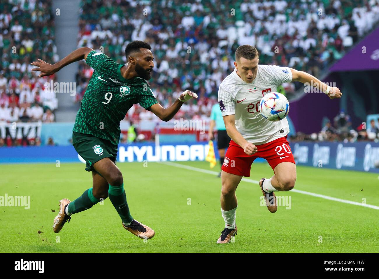 Doha, football, FIFA World Cup 2022, Poland. 26th Nov, 2022. vs Saudi ...