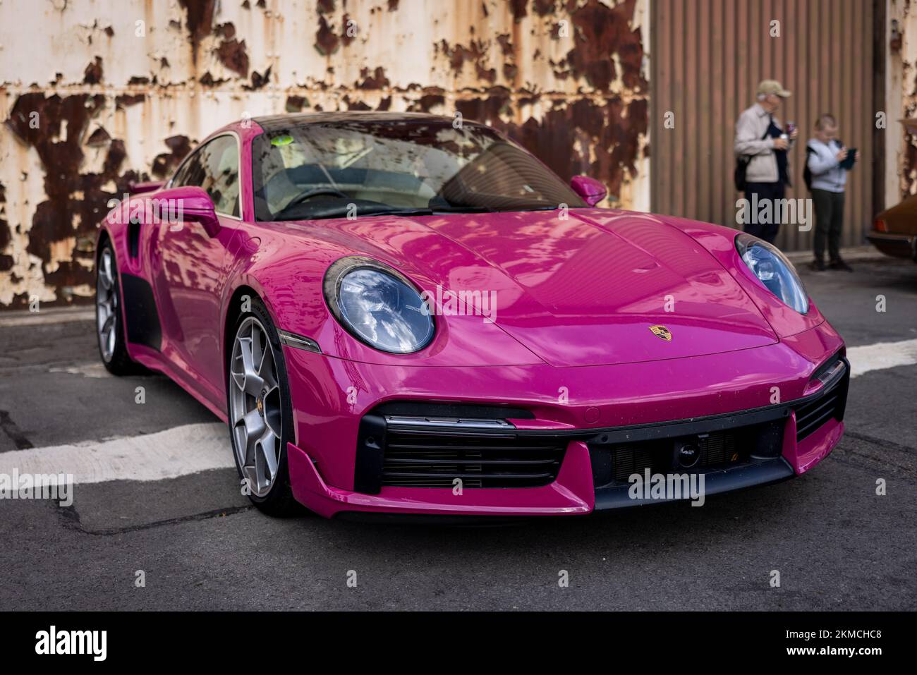 Ruby Star Porsche 911, on display at the October Scramble held at the ...
