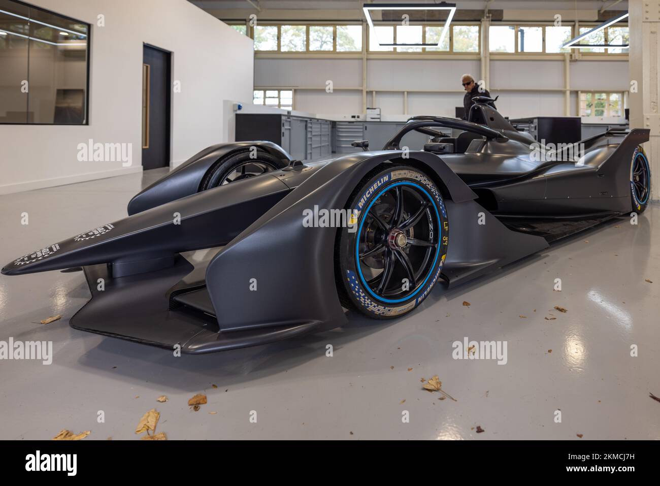 McLaren Formula E Racing Car, on display at the October Scramble held ...