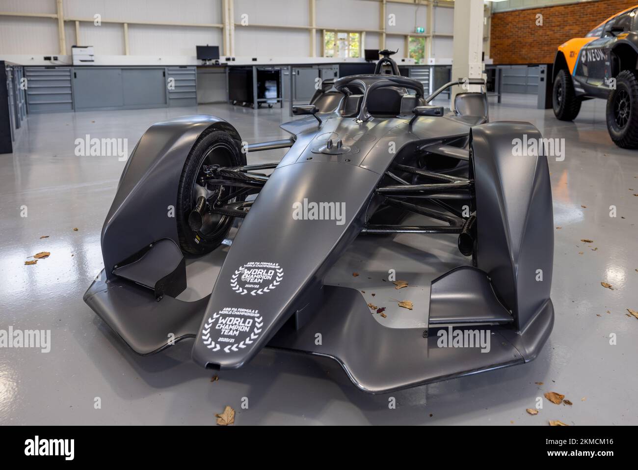 McLaren Formula E Racing Car, on display at the October Scramble held ...