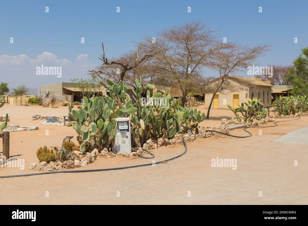 Solitaire, Namibia - 01 October 2018: Service station at Solitaire in ...