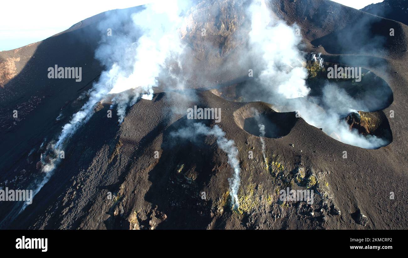 Island of Stromboli Stock Photo - Alamy