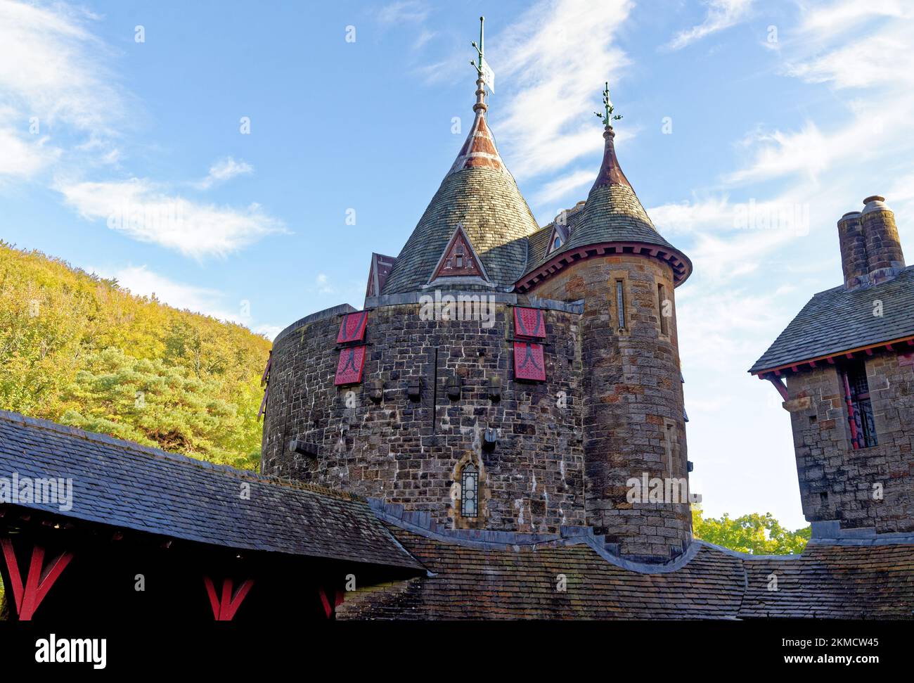 Castell Coch or Castle Coch - The Red Castle, Tongwynlais, Cardiff ...