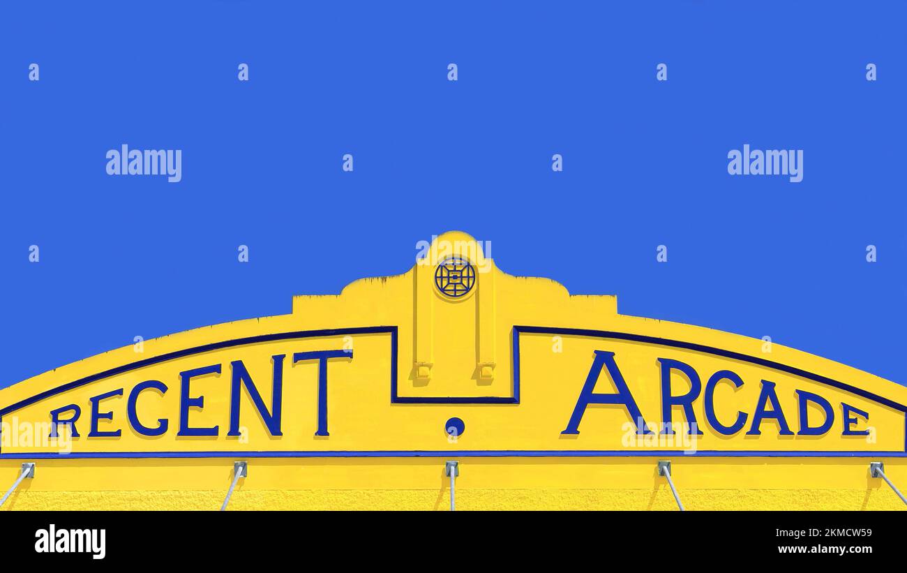 294 The AD 1930 dated Regent Arcade-ancient theatre long ago closed ...