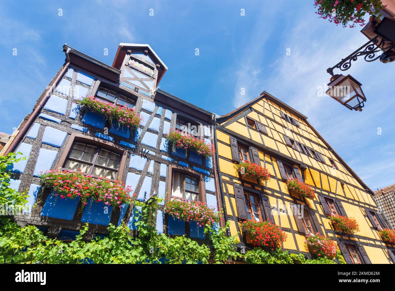 Riquewihr (Reichenweier, Richewihr): Old Town, half-timbered houses in ...