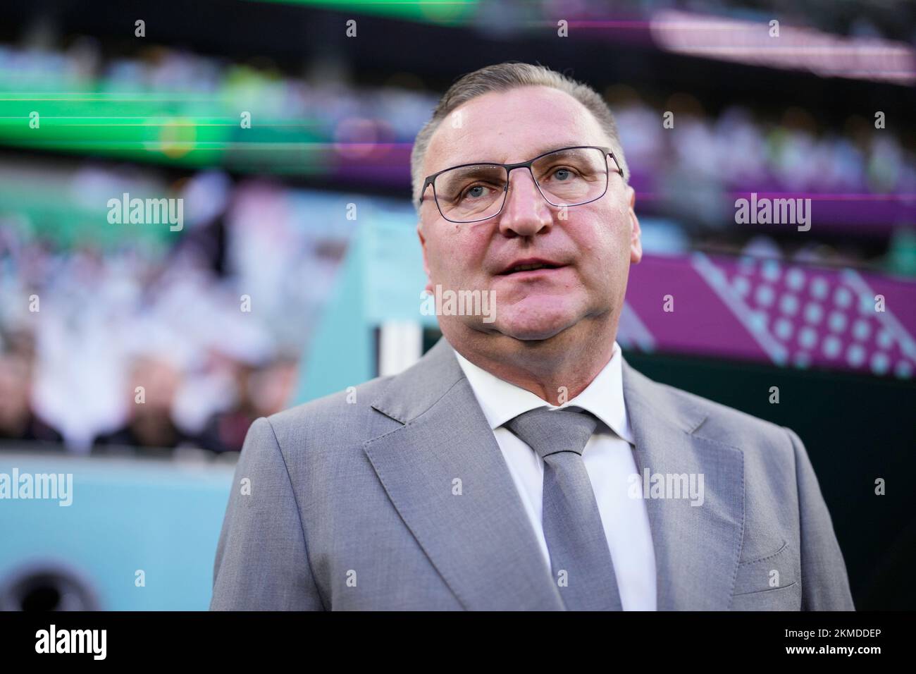 Al Rayyan, Qatar. 26th Nov, 2022. Czesaw Michniewicz head coach (POL ...