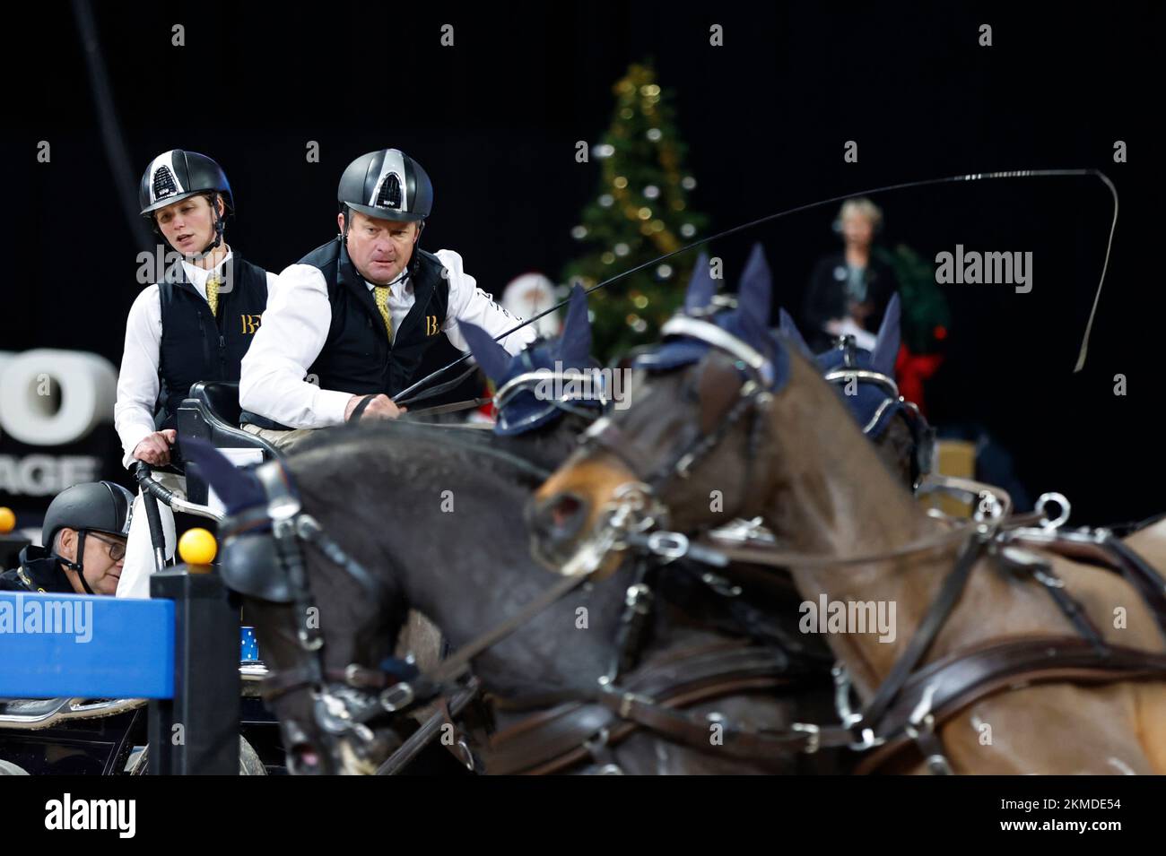 Boyd Exell from Australia competes in the FEI World Cup Driving during ...