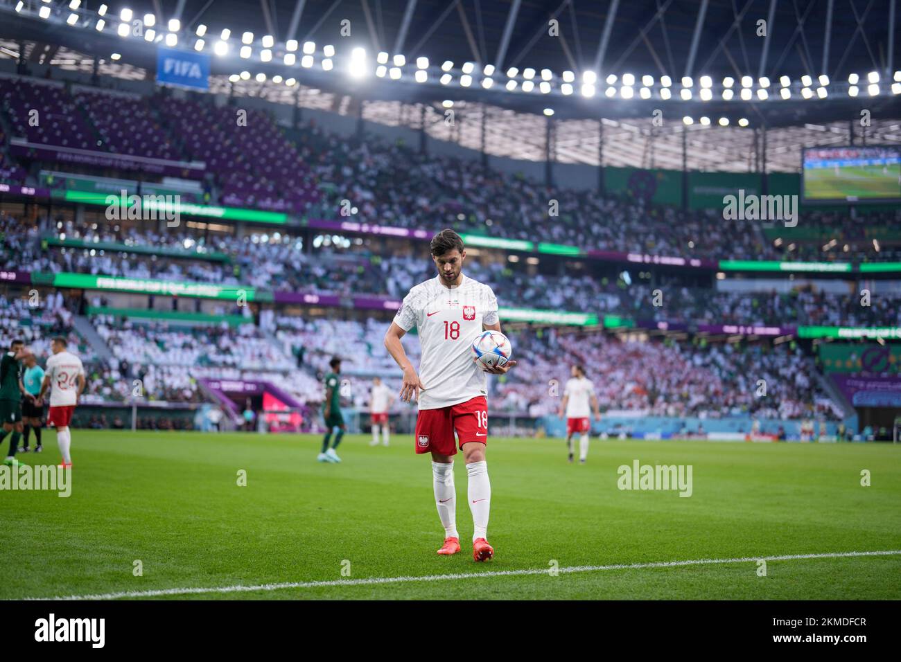 Al Rayyan, Qatar. 26th Nov, 2022. Bartosz Bereszynski (POL) Football/Soccer : FIFA World Cup ...