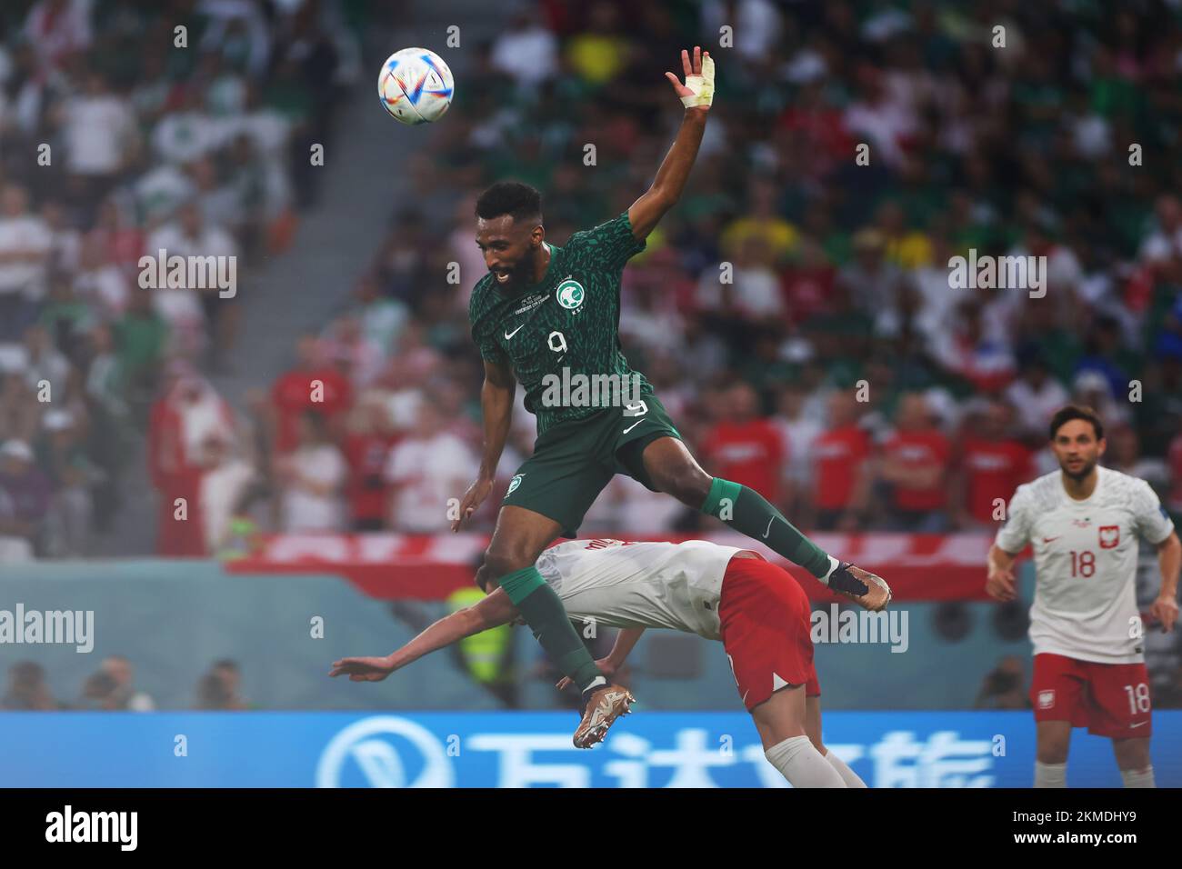 Al Rayyan, Qatar. 26th Nov, 2022. Firas Al-Buraikan (KSA) Football ...