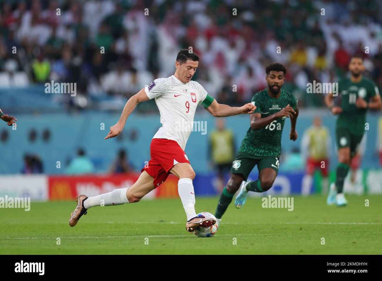 Al Rayyan, Qatar. 26th Nov, 2022. Robert Lewandowski (POL) Football ...