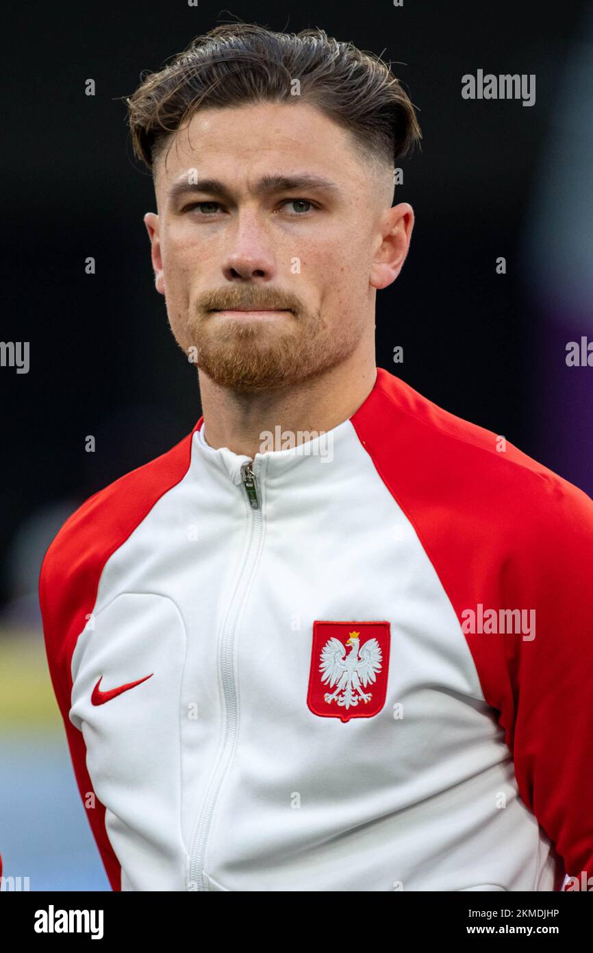 Doha, Qatar. 26th Nov, 2022. Matty Cash of Poland during the FIFA World ...