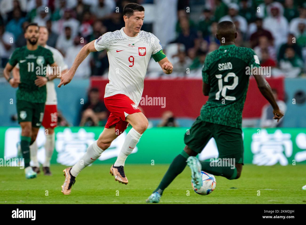 Doha, Qatar. 26th Nov, 2022. Robert Lewandowski of Poland during the ...