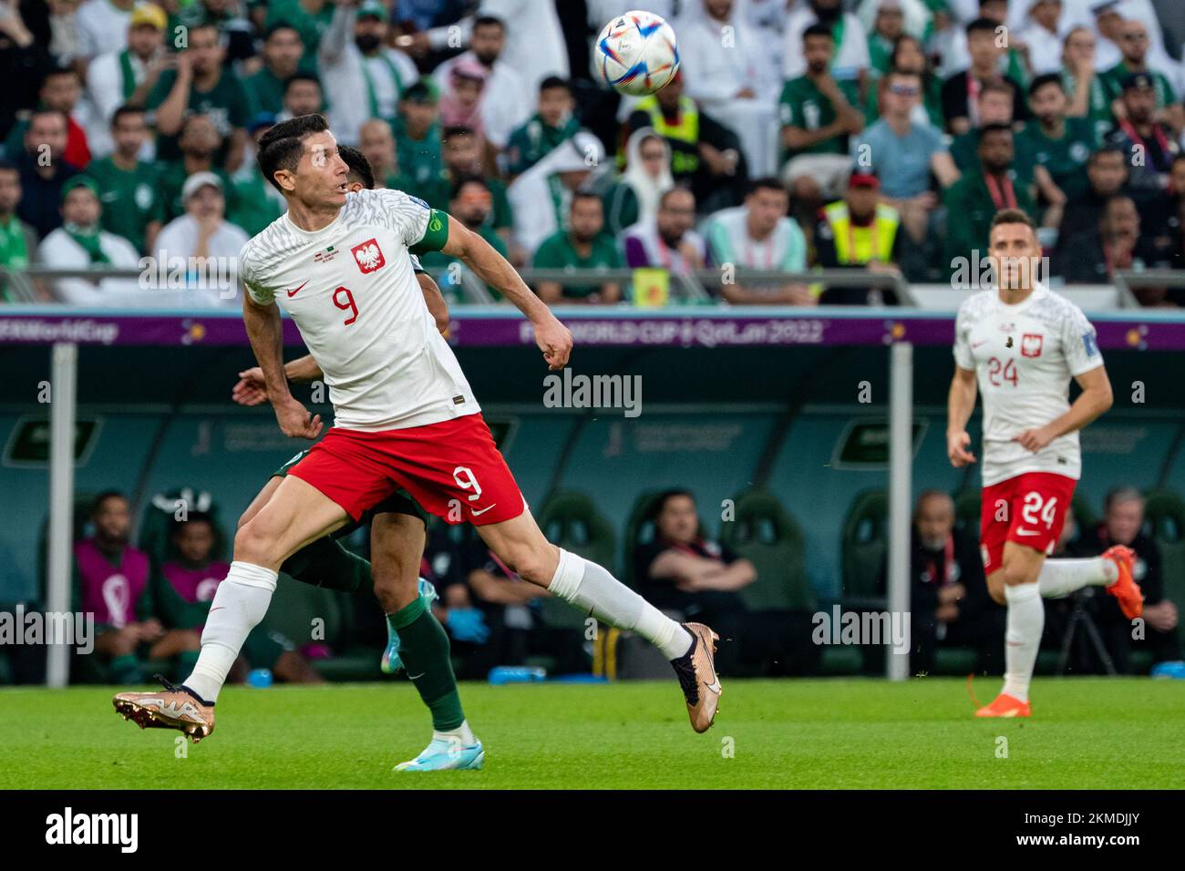 Doha, Qatar. 26th Nov, 2022. Robert Lewandowski of Poland during the ...