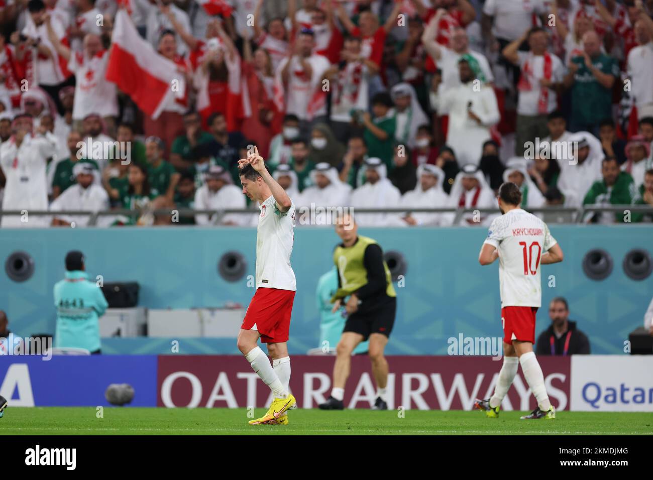 Al Rayyan, Qatar. 26th Nov, 2022. Robert Lewandowski (POL) Football/Soccer : FIFA World Cup ...