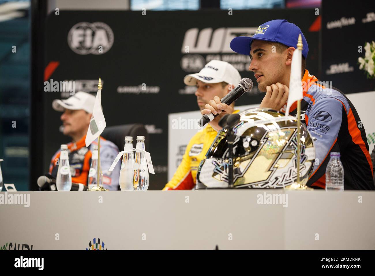 conference de presse, press conference during the WTCR - Race of Saudi ...