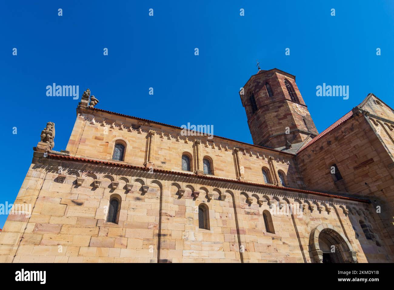 Rosheim: church Saints-Pierre-et-Paul in Alsace (Elsass), Bas-Rhin ...