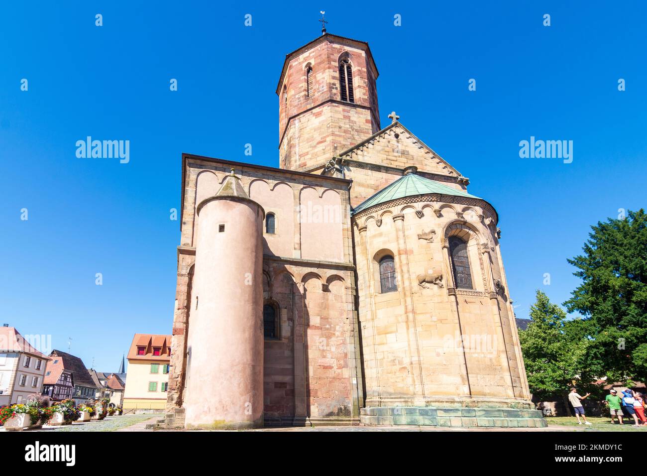 Rosheim: church Saints-Pierre-et-Paul in Alsace (Elsass), Bas-Rhin ...