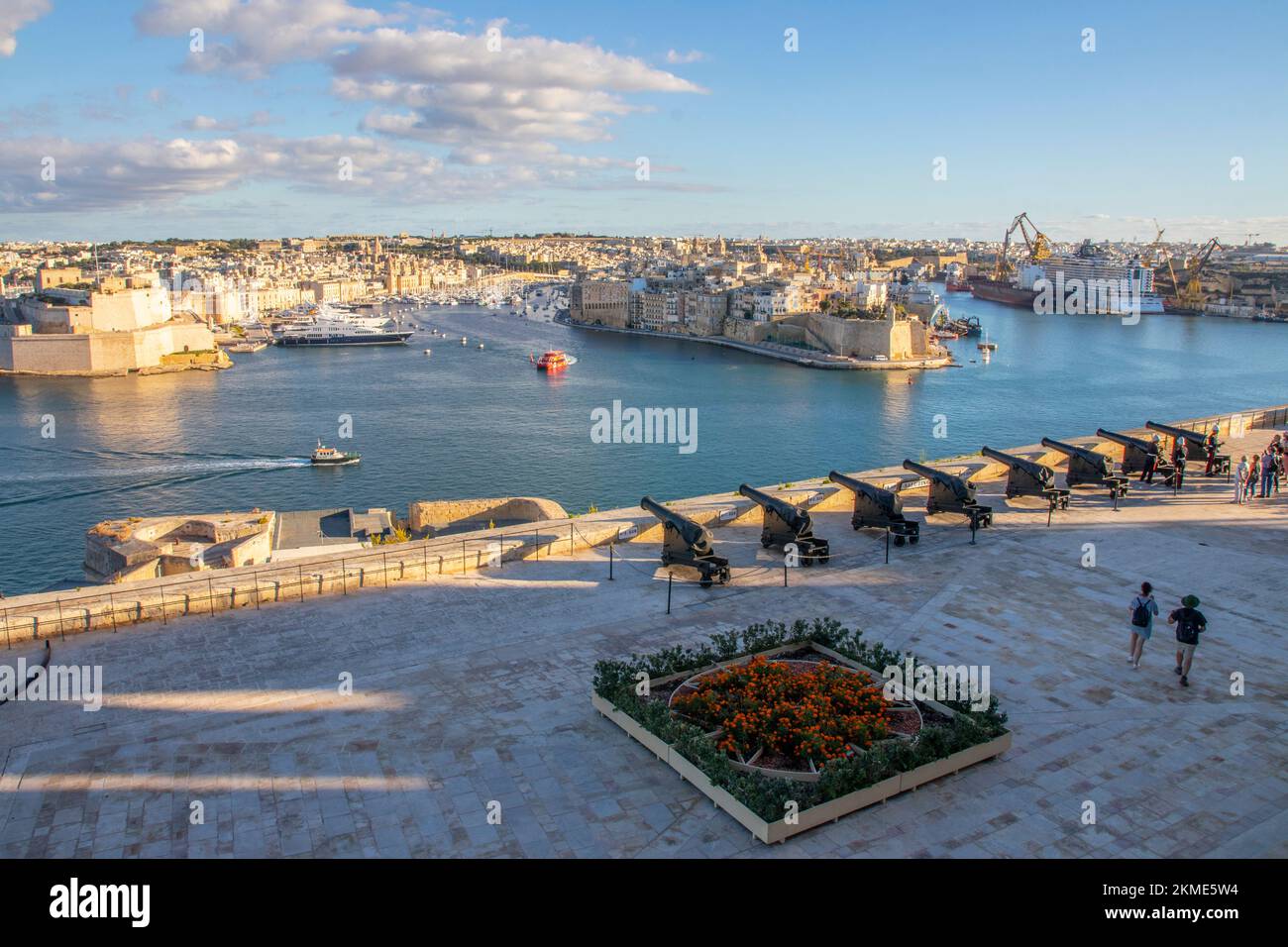 Malta's capital Valletta is a fortified city located on a hilly ...