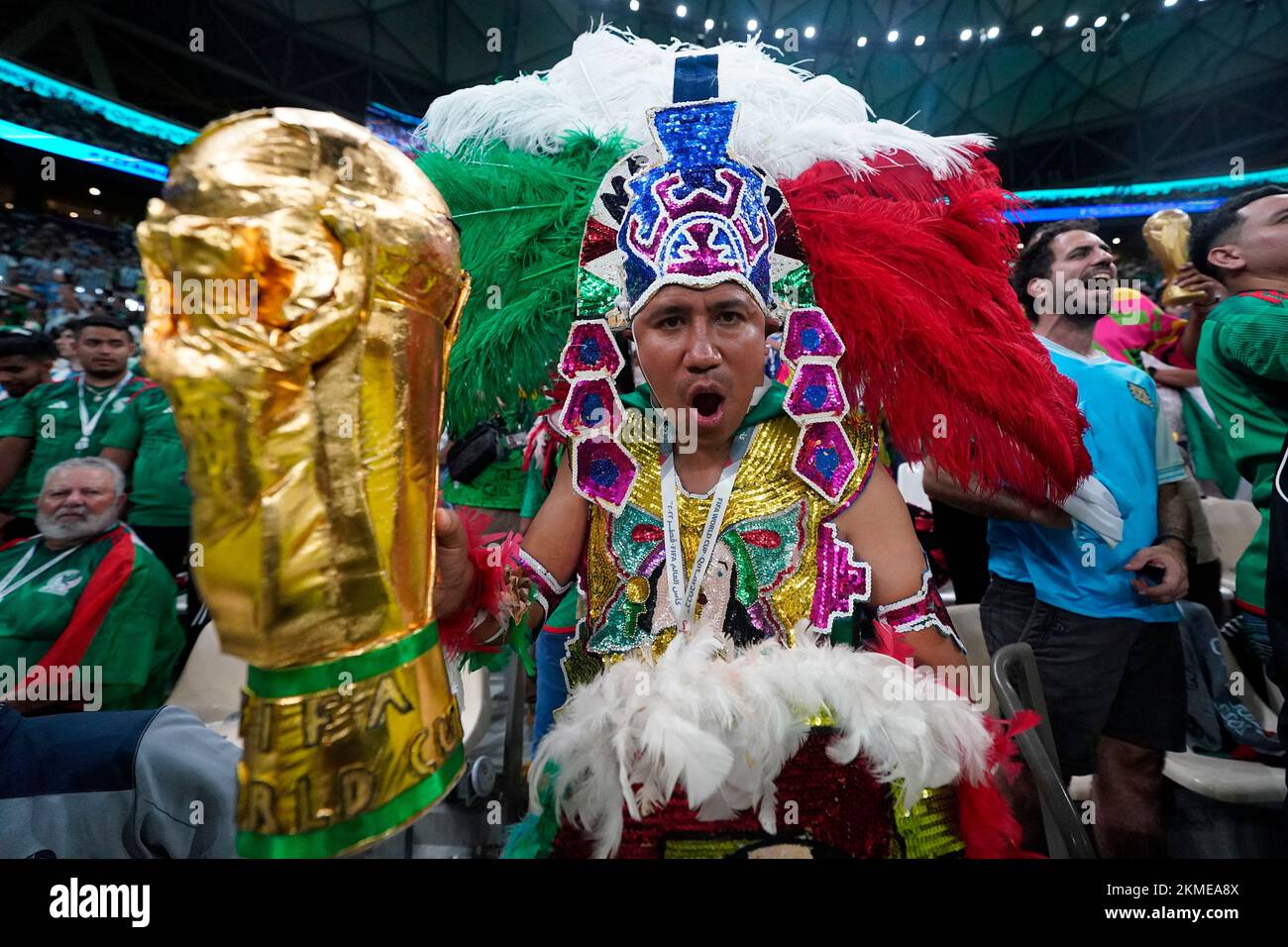Mexico fans during the FIFA World Cup Qatar 2022 match, Group C ...
