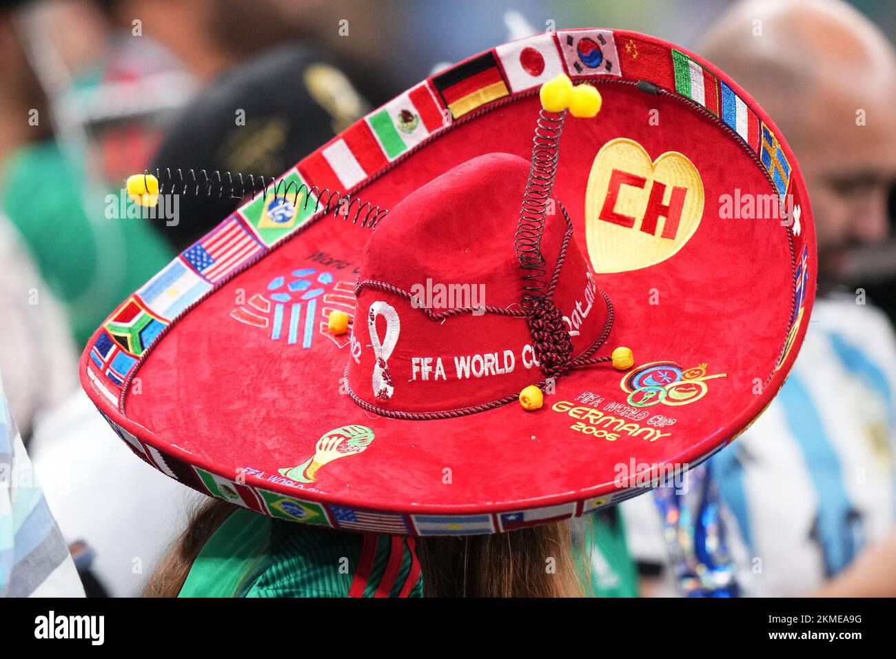 Mexico fans during the FIFA World Cup Qatar 2022 match, Group C ...