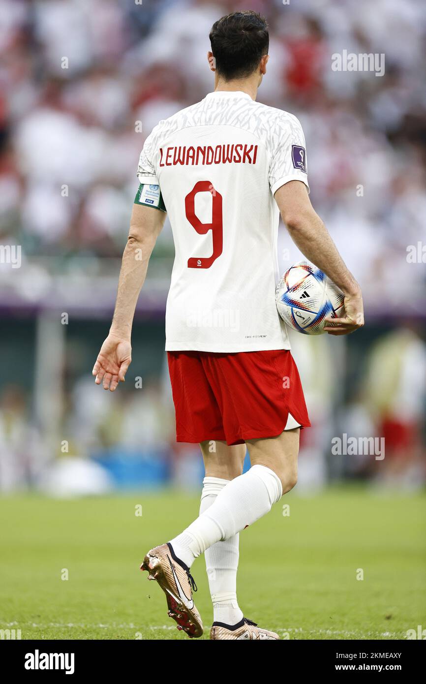 DOHA - Robert Lewandowski of Poland during the FIFA World Cup Qatar ...