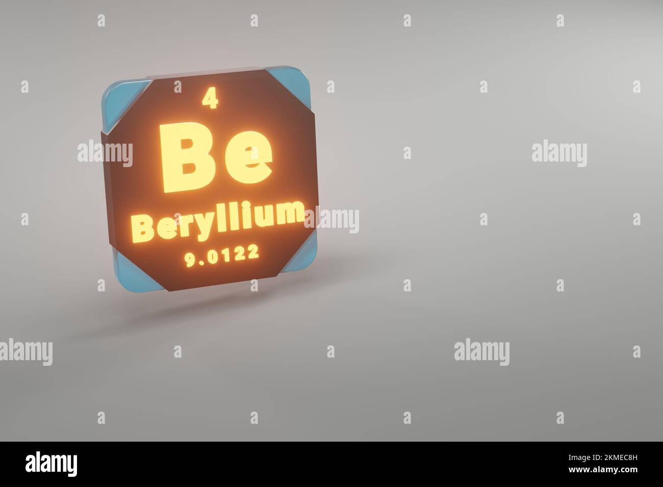 Beautiful abstract illustrations Standing black and fire Beryllium 4 Be ...