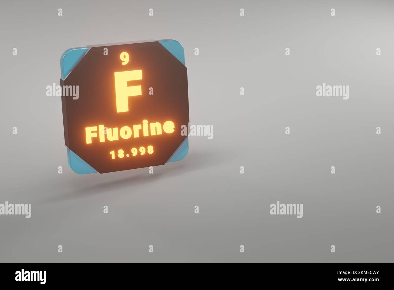 Periodic table of elements fluorine hi-res stock photography and images ...