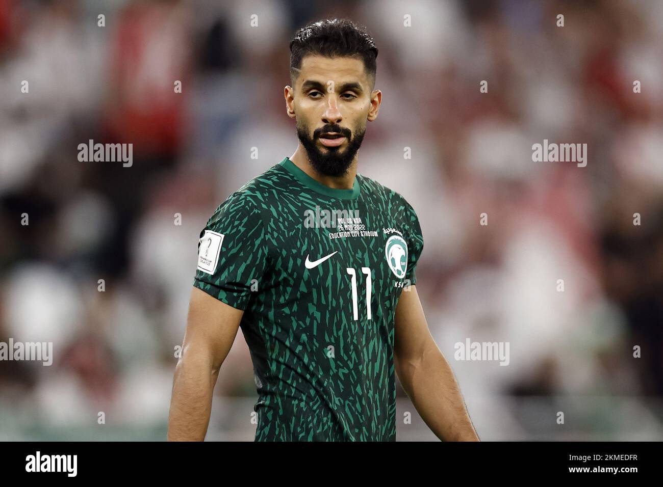 DOHA - Saleh Al Shehri of Saudi Arabia during the FIFA World Cup Qatar ...