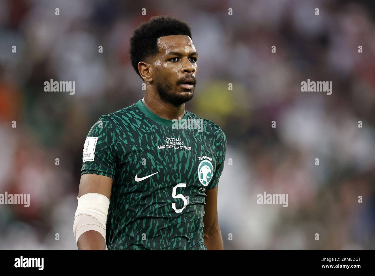 DOHA - Ali Al Bulayhi of Saudi Arabia during the FIFA World Cup Qatar ...