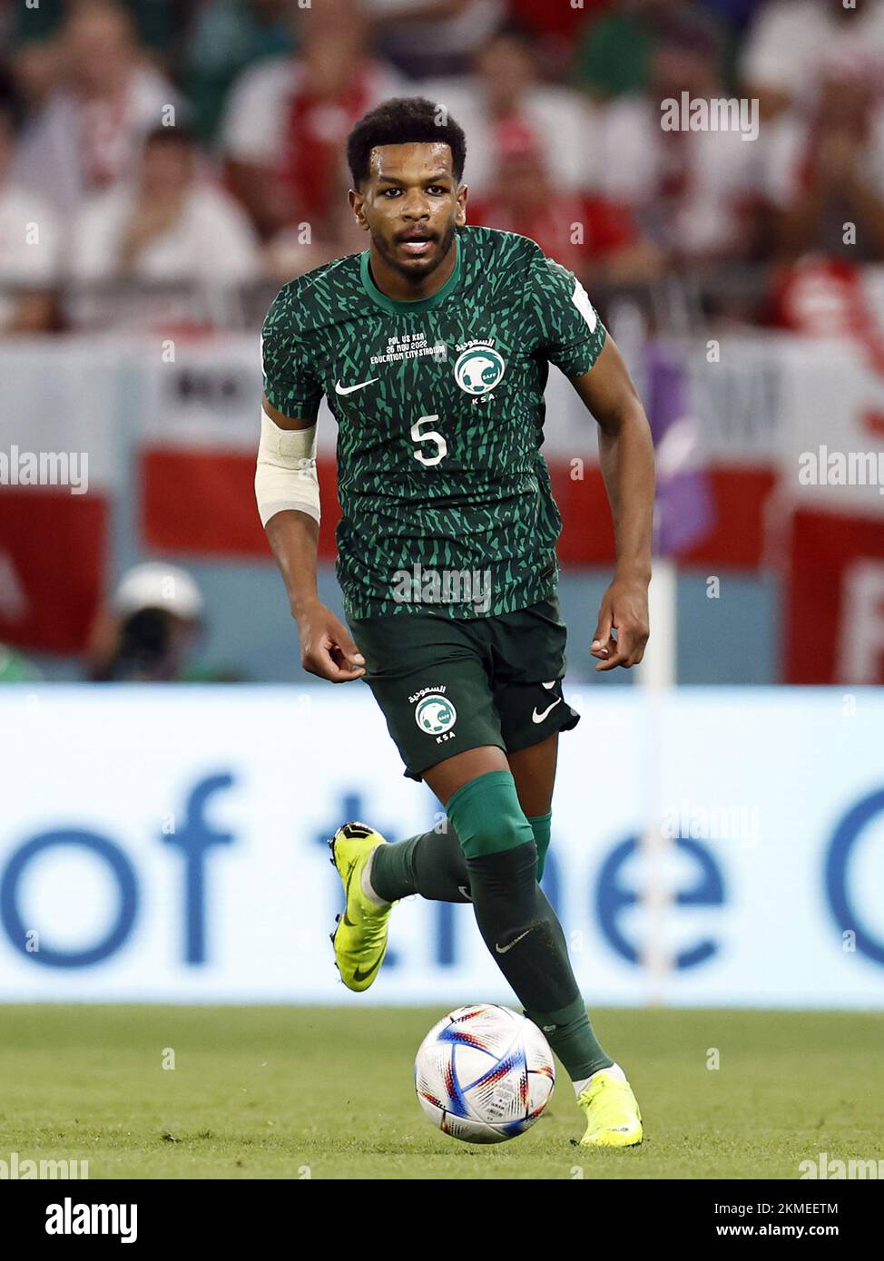 DOHA - Ali Al Bulayhi of Saudi Arabia during the FIFA World Cup Qatar ...