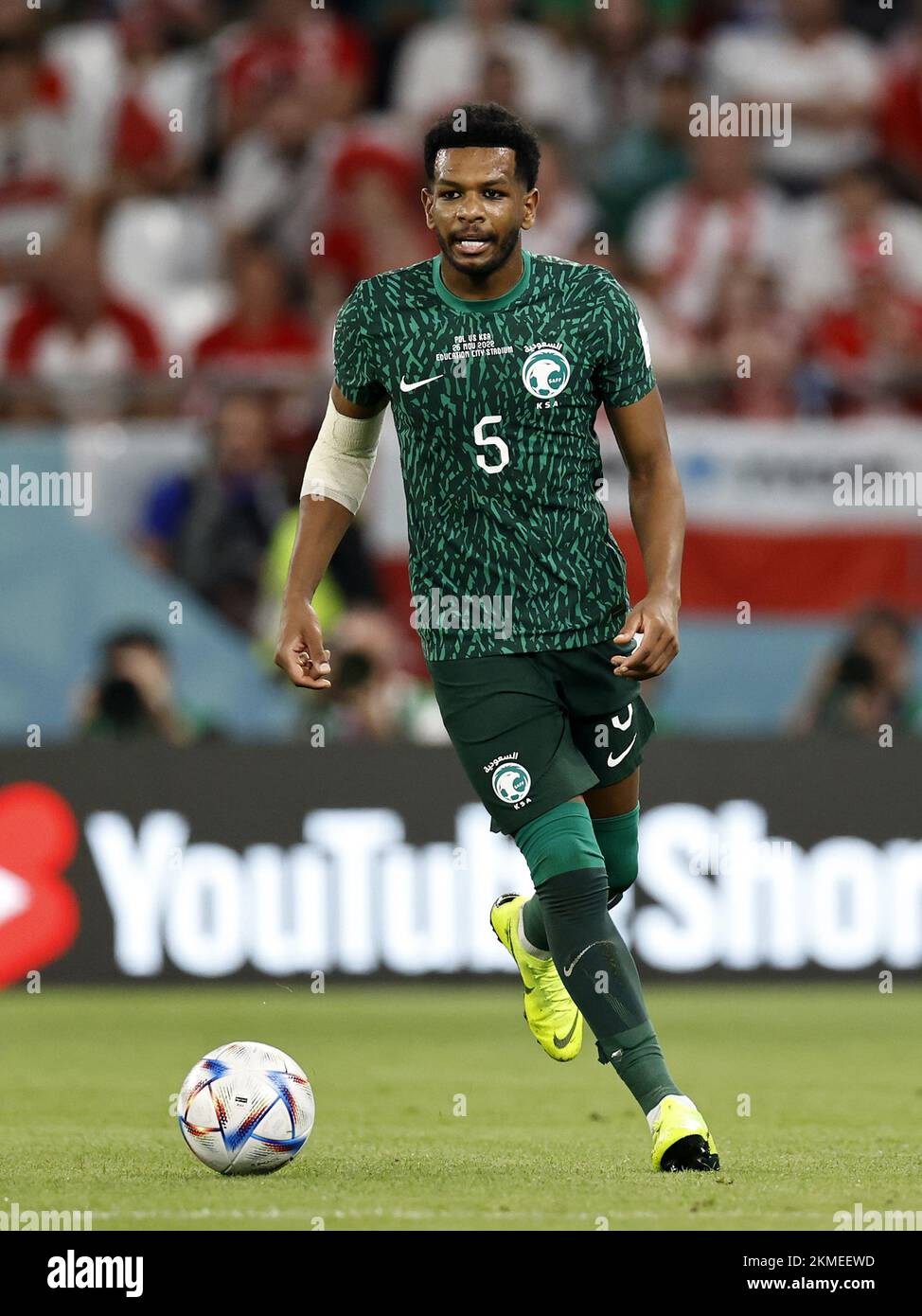DOHA - Ali Al Bulayhi of Saudi Arabia during the FIFA World Cup Qatar ...