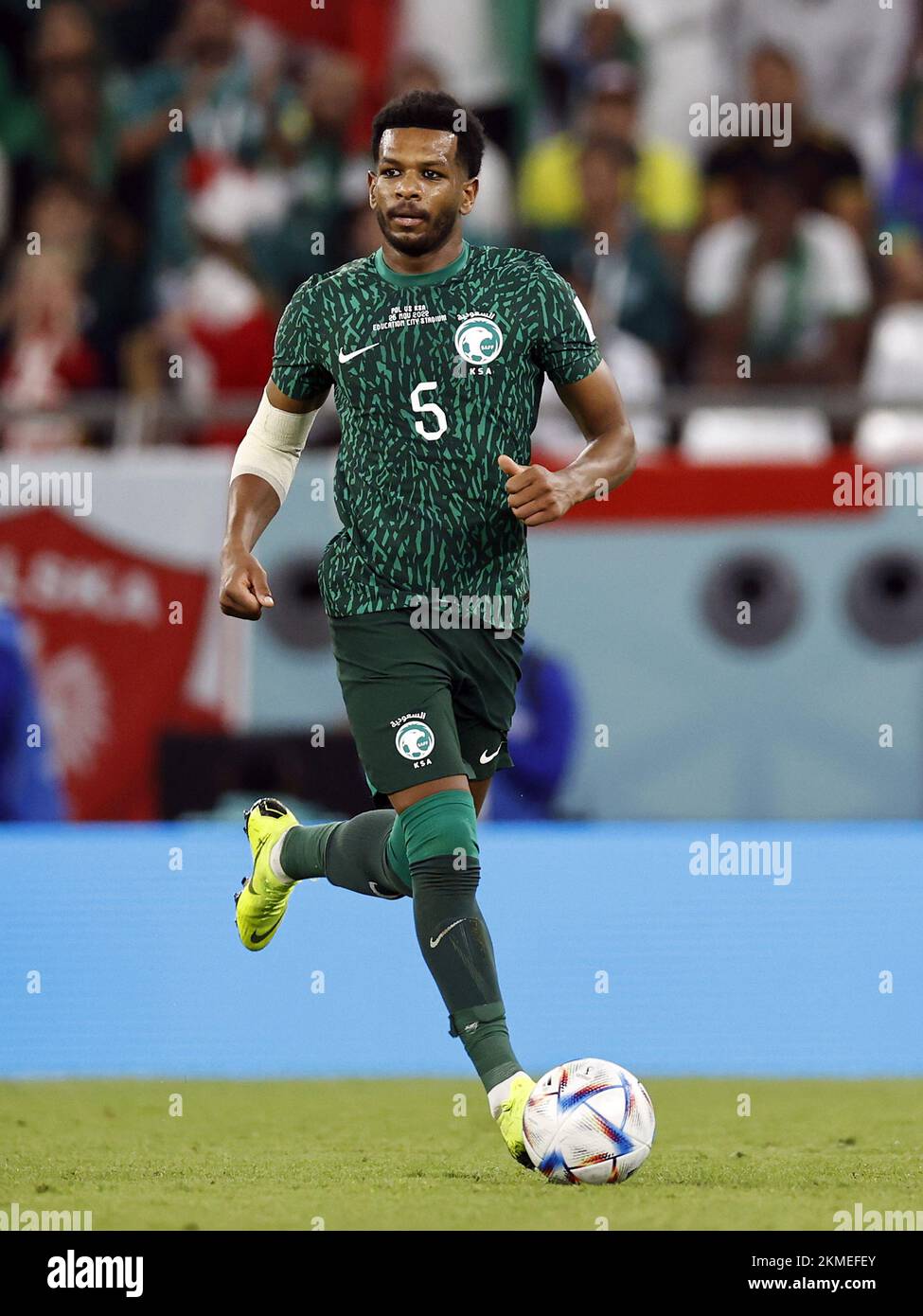 DOHA - Ali Al Bulayhi of Saudi Arabia during the FIFA World Cup Qatar ...