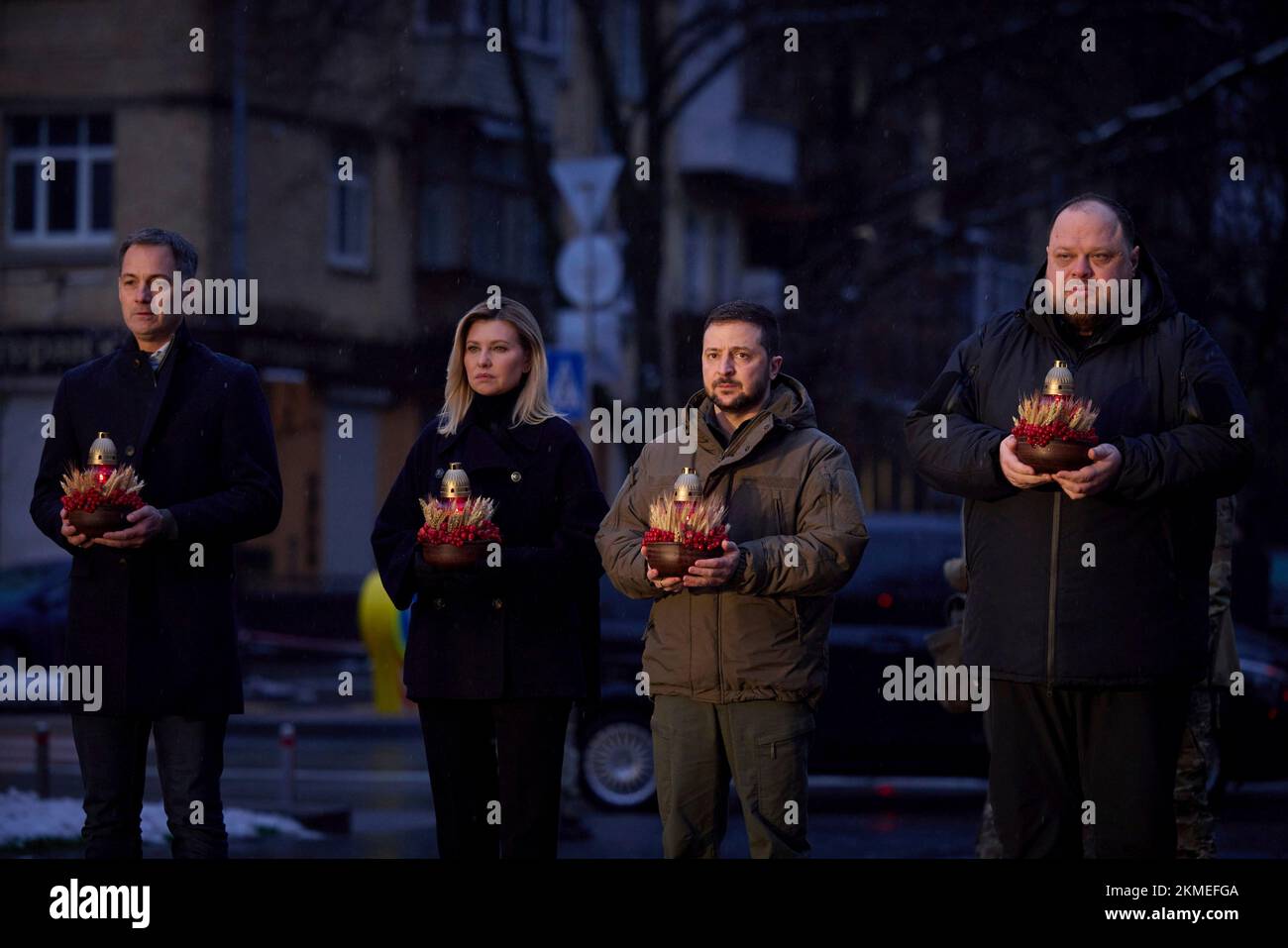 Kyiv, Ukraine. 26th Nov, 2022. Ukrainian President Volodymyr Zelenskyy ...