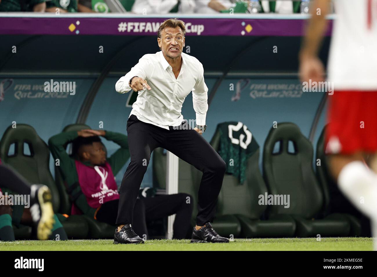 DOHA - Saudi Arabia coach Herve Renard during the FIFA World Cup Qatar ...