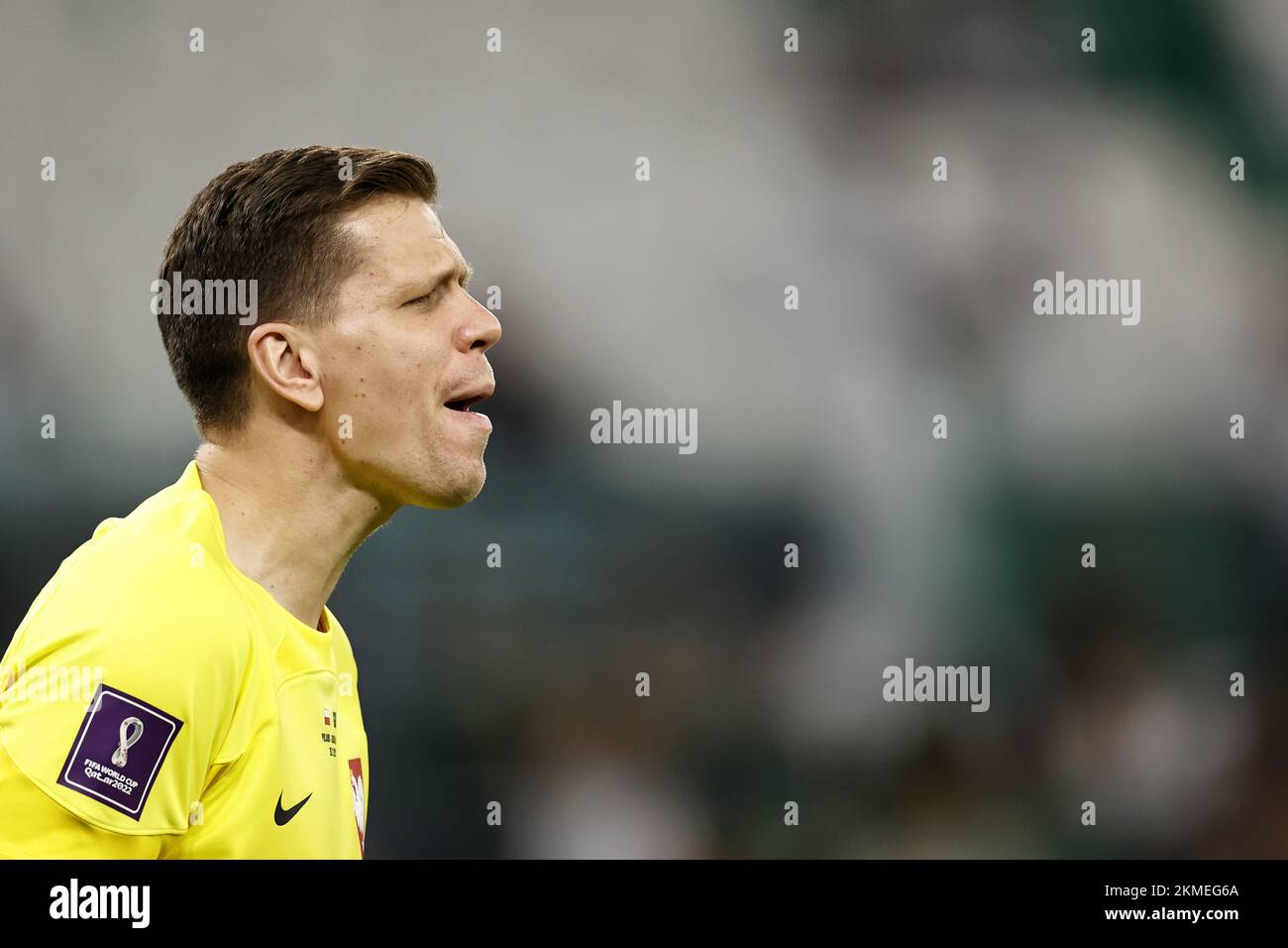 DOHA - Poland goalkeeper Wojciech Szczesny during the FIFA World Cup ...