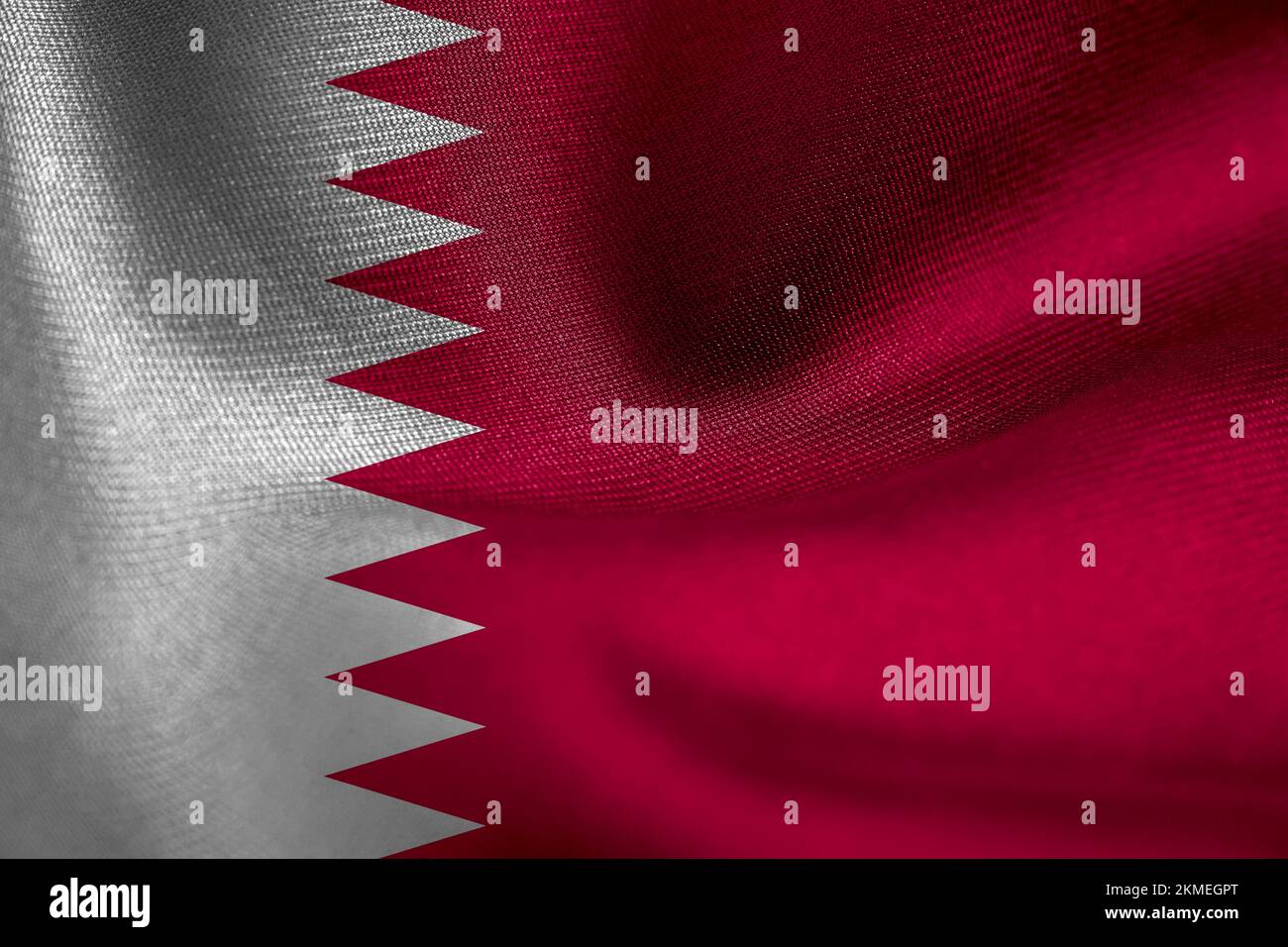 National flag Qatar , Qatar flag, fabric flag Qatar , 3D work and 3D ...