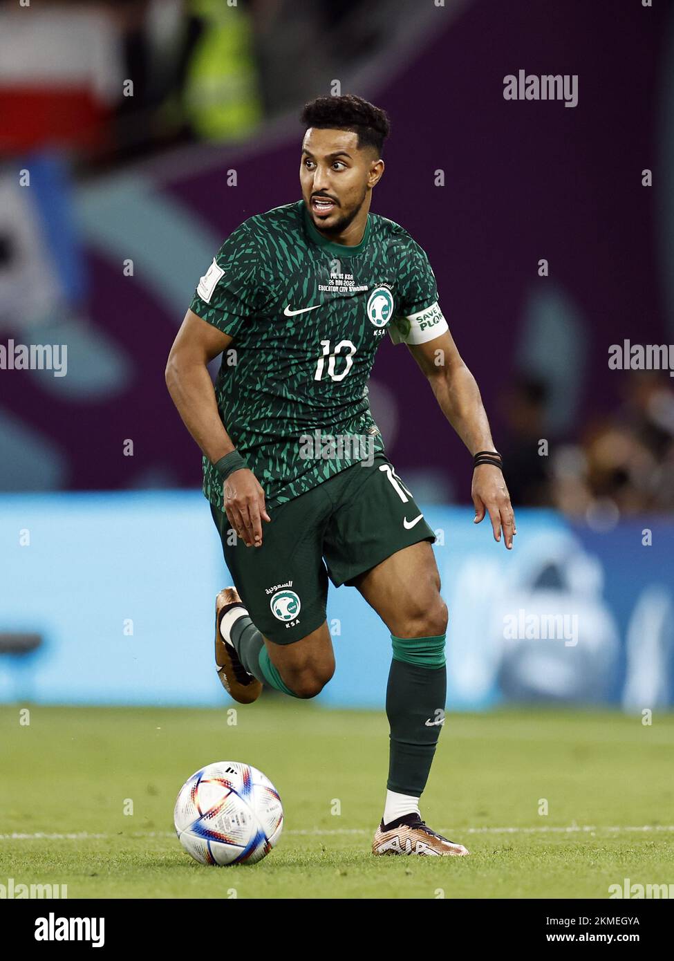 DOHA - Salem Al-Dawsari of Saudi Arabia during the FIFA World Cup Qatar ...