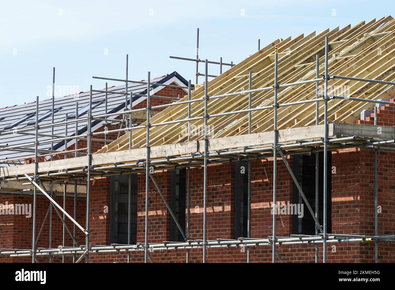 Construction house rafters hi-res stock photography and images - Alamy