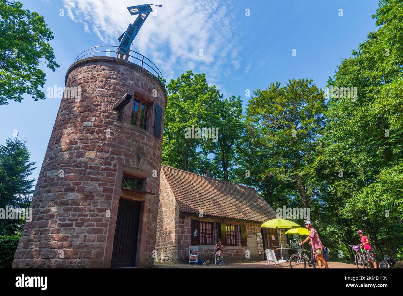 Saverne semaphore tower by claude chappe in alsace elsass hi-res stock ...