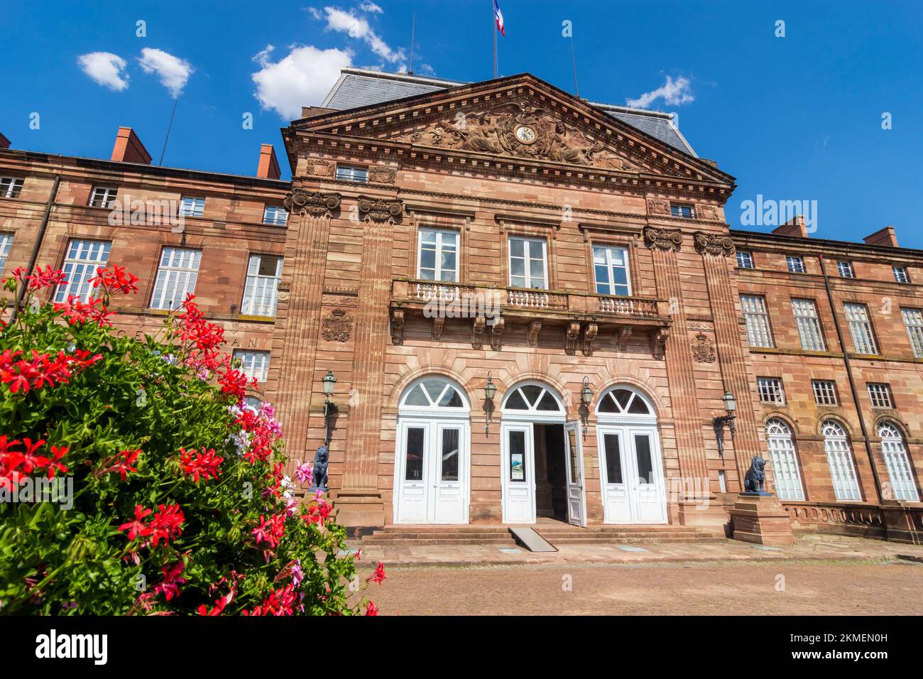 Saverne [Zabern, Zawere): Château des Rohan Castle in Alsace (Elsass ...