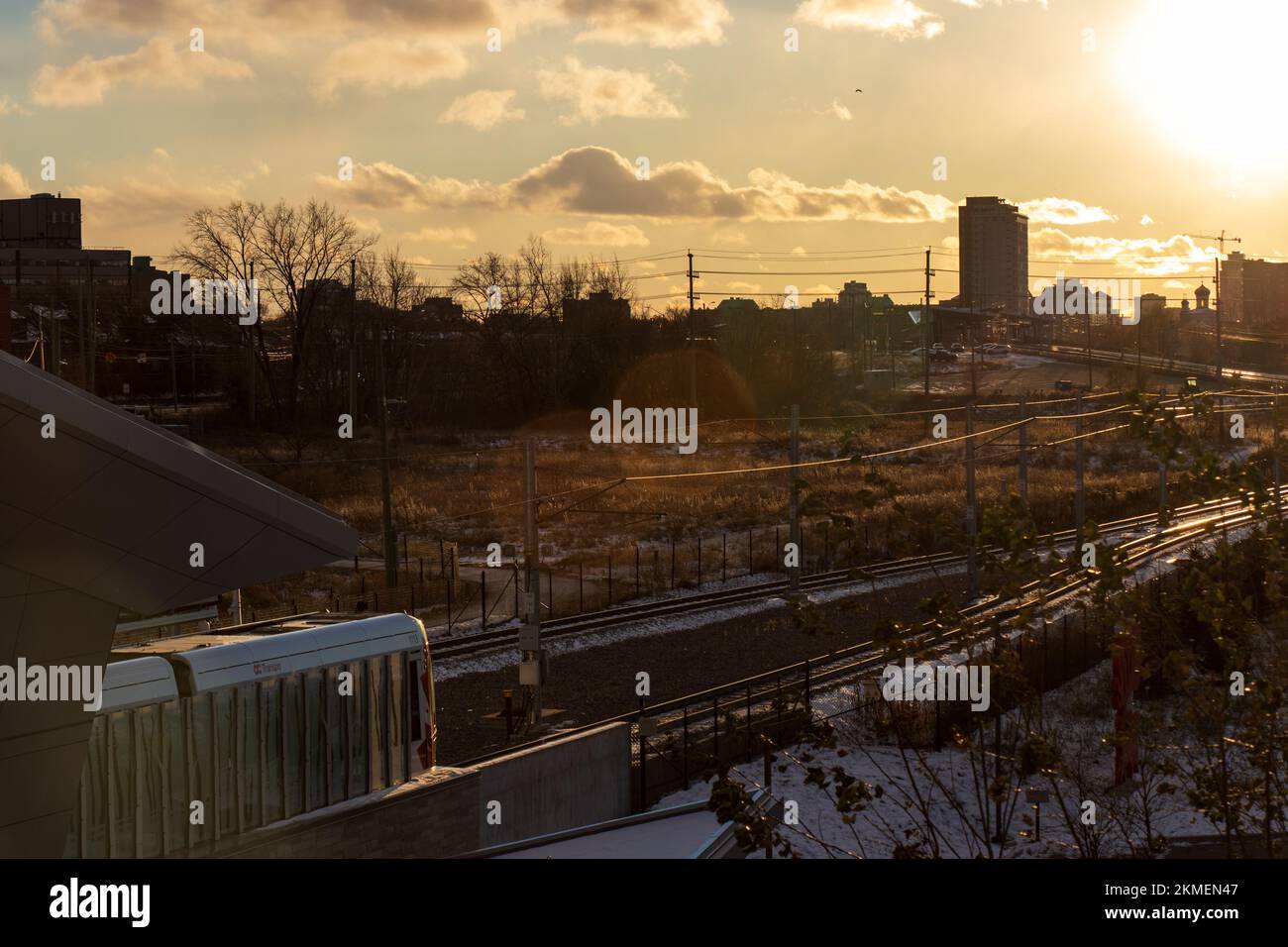 Lrt station sunset hi-res stock photography and images - Alamy