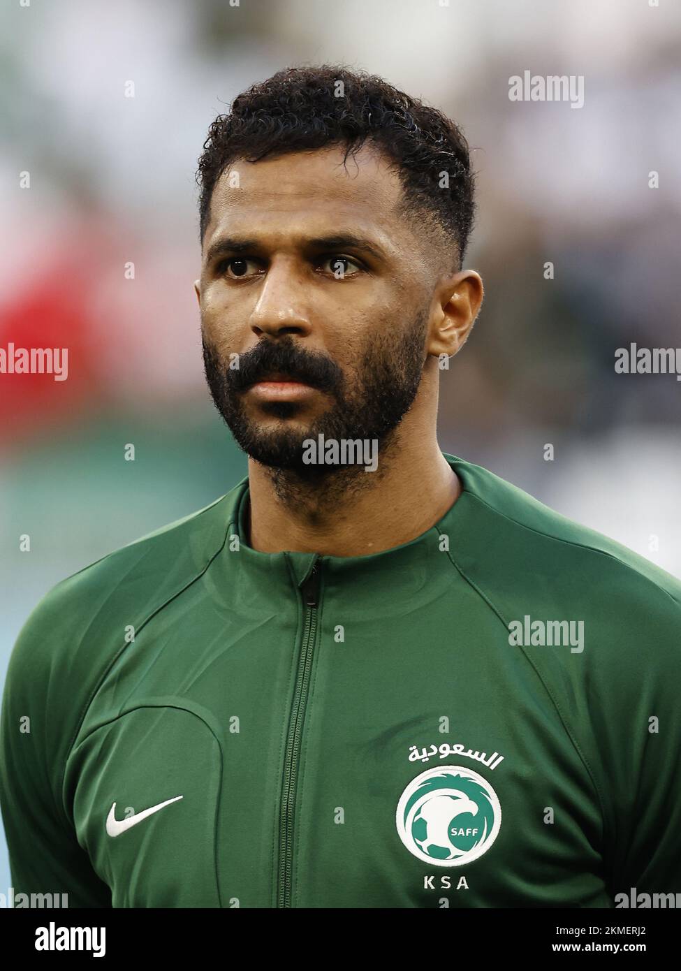 DOHA - Saudi Arabia goalkeeper Mohammed Al Owais during the FIFA World Cup Qatar 2022 group C ...
