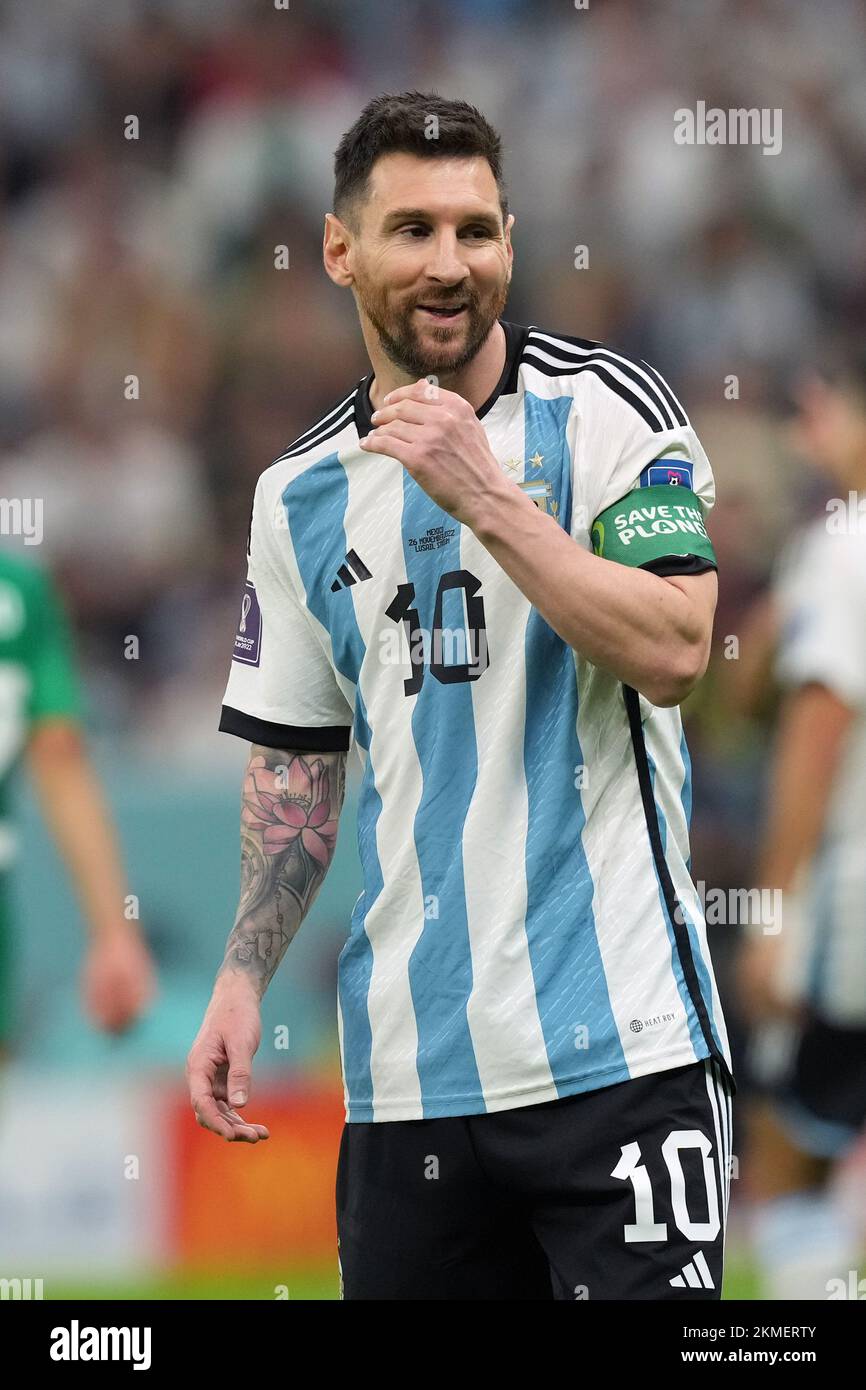 Argentina's Lionel Messi in action during the FIFA World Cup Group C ...